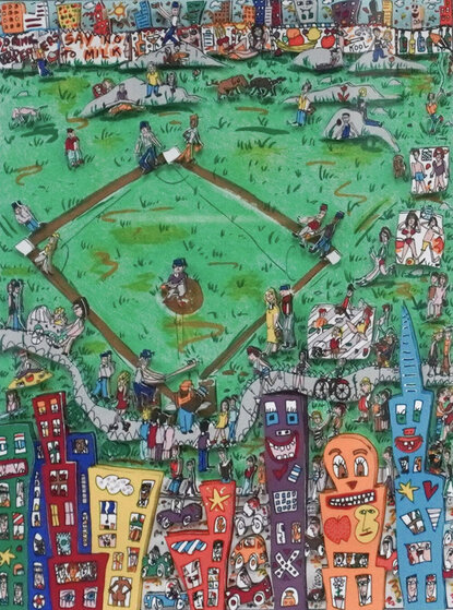 Baseball Like It Ought to Be AP 1987 Limited Edition 3-D Serigraph by ...