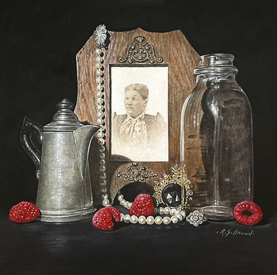 Mrs O'Leary 2024 Acrylic by Robert S. Brown - For Sale on Art Brokerage
