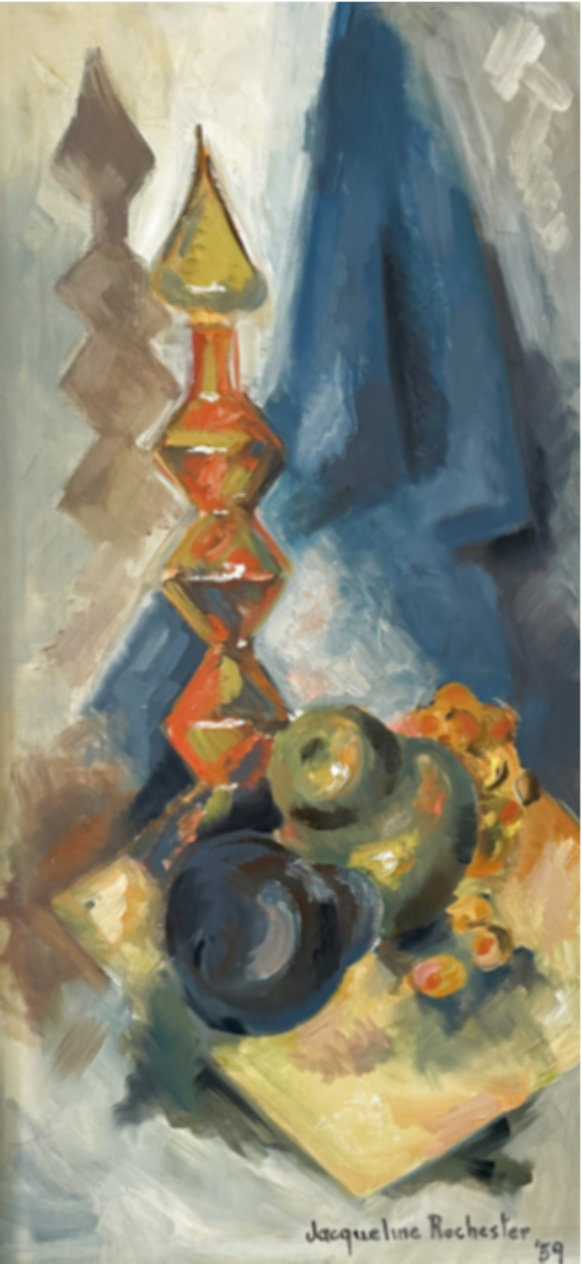 Untitled - 1959, Oil on Canvas, 37x18 by Jacqueline Rochester - For ...