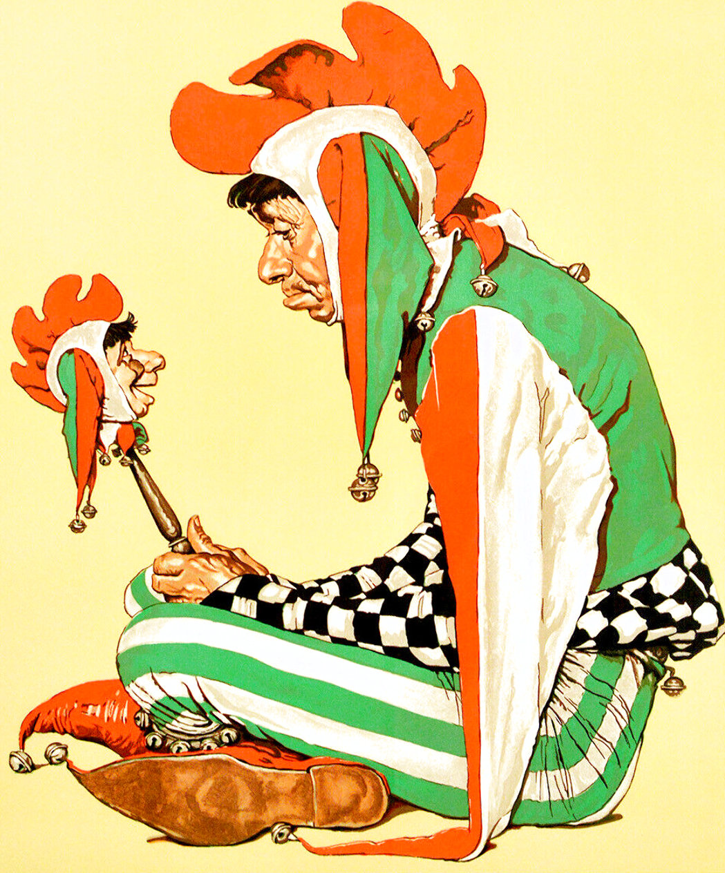 Jester 1976 Limited Edition Lithograph by Norman Rockwell - For Sale on ...