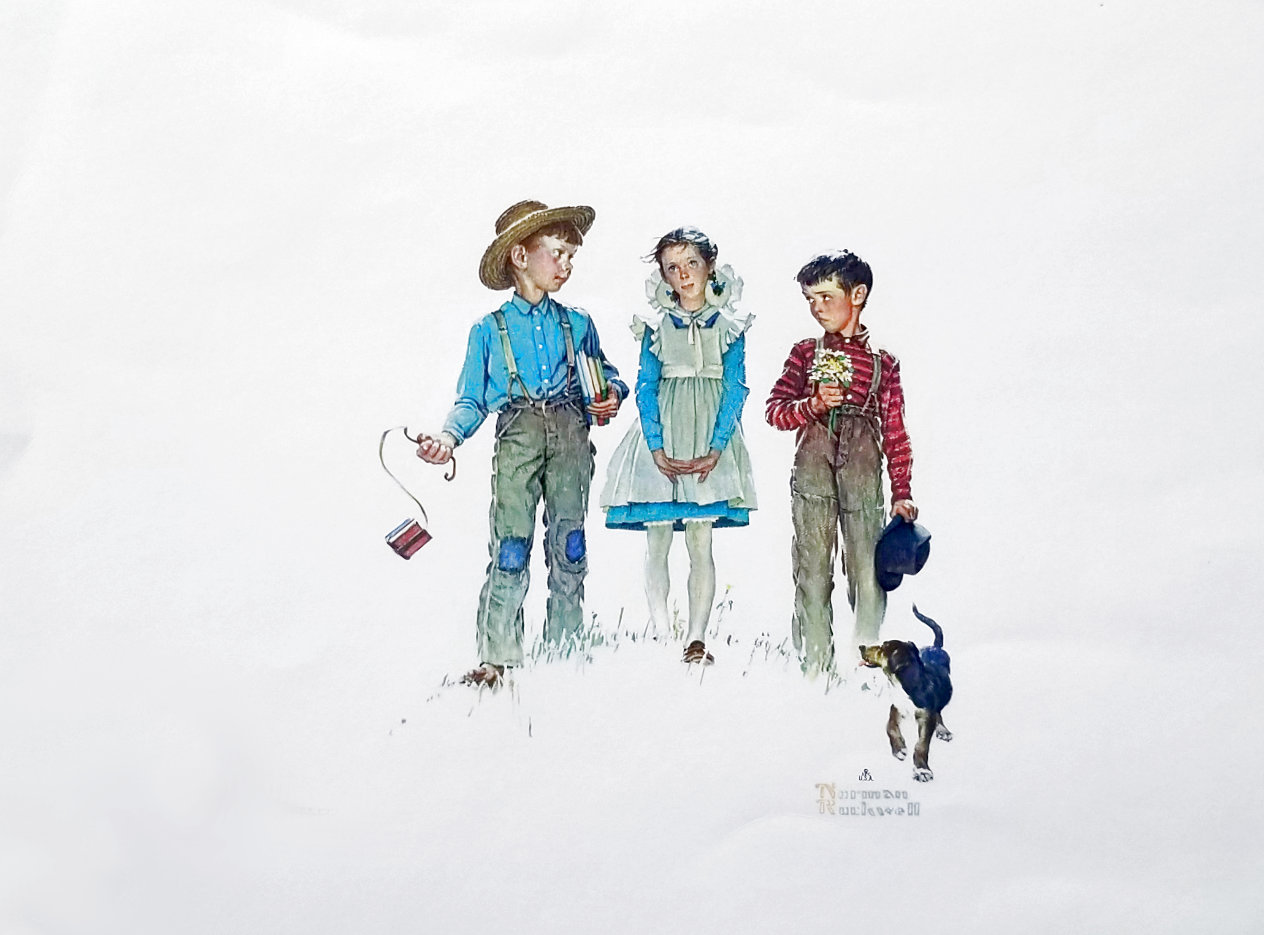 Me and My Pals Limited Edition Lithograph by Norman Rockwell - For Sale ...
