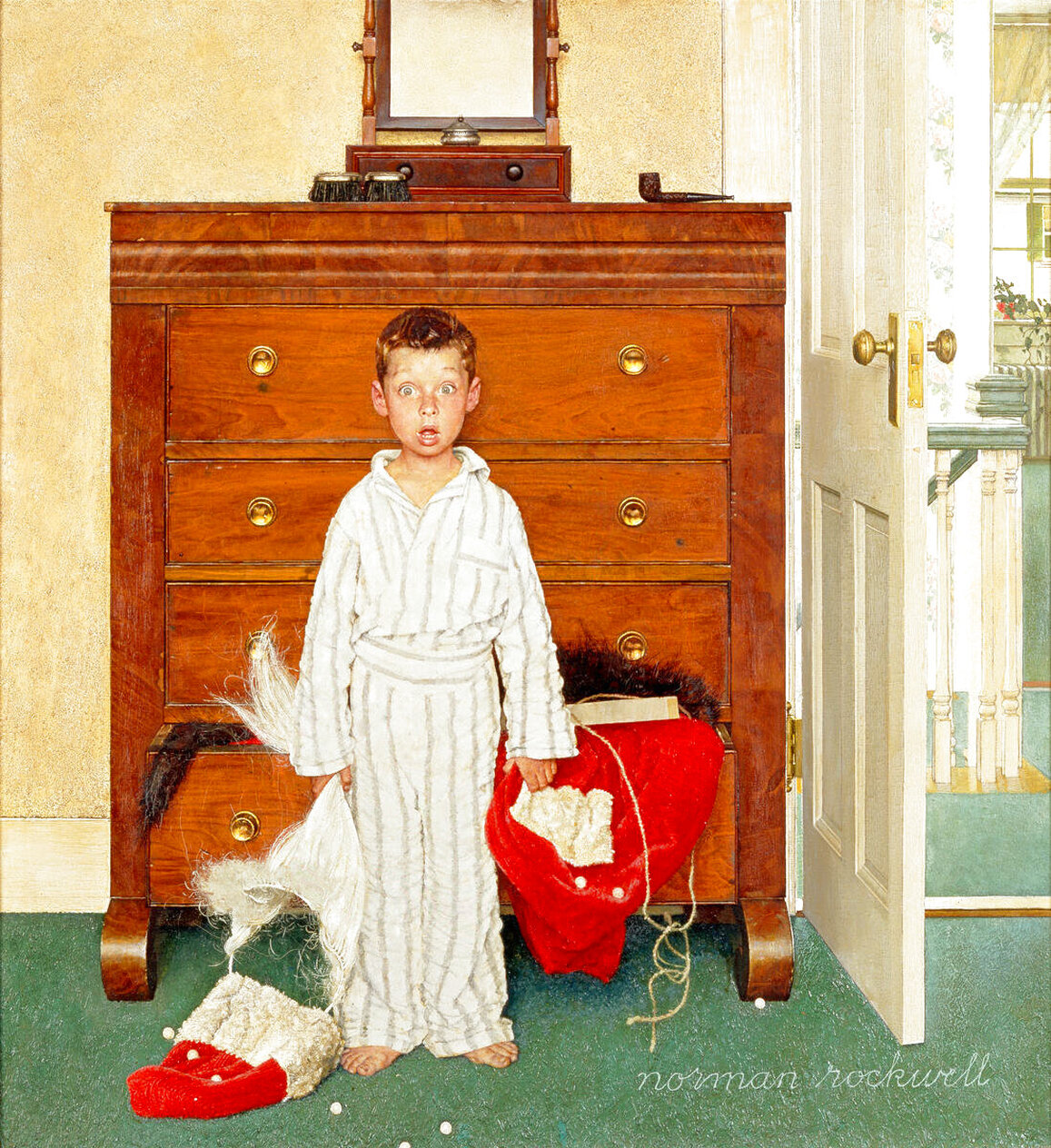 Discovery AP Limited Edition Lithograph by Norman Rockwell - For Sale ...