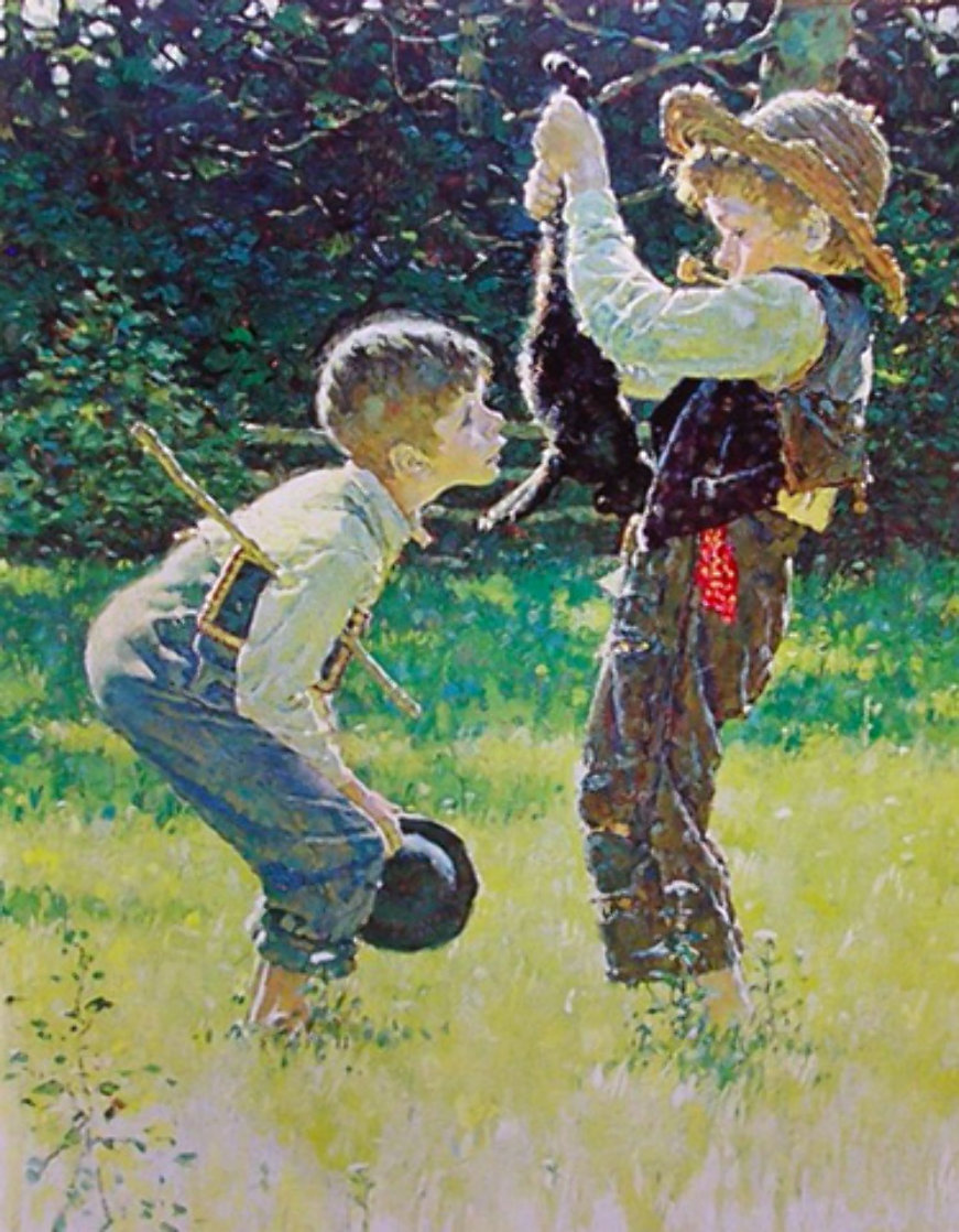 Dead Cat AP 1973 by Norman Rockwell