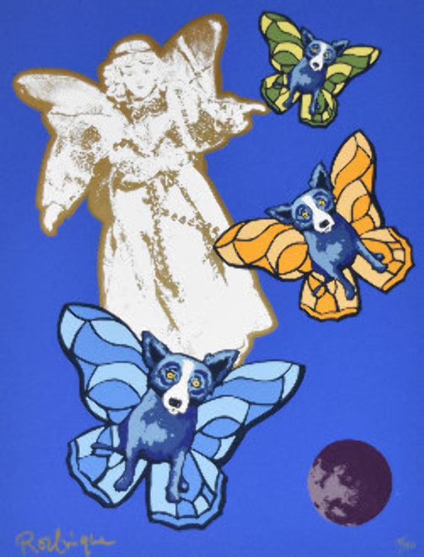 Blue Dog George Rodrigue Art For Sale, Wanted