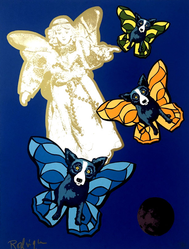 Blue Dog George Rodrigue Art For Sale, Wanted