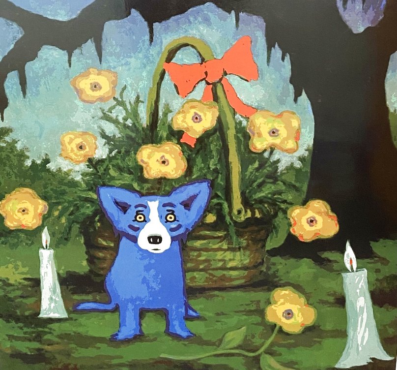 Blue Dog George Rodrigue Art For Sale, Wanted