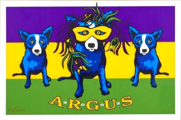 Blue Dog George Rodrigue, Absolute Vodka, 1991 by Blue Dog George Rodrigue