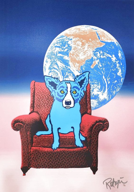 Blue Dog George Rodrigue Art For Sale, Wanted