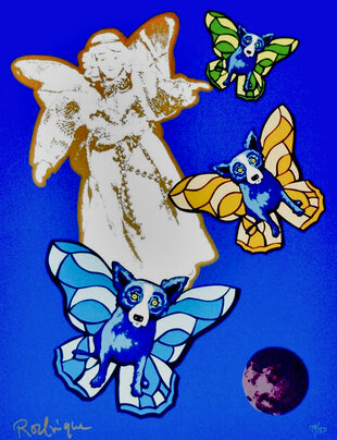 Blue Dog George Rodrigue Art For Sale, Wanted