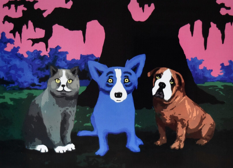 Blue Dog George Rodrigue Art For Sale, Wanted