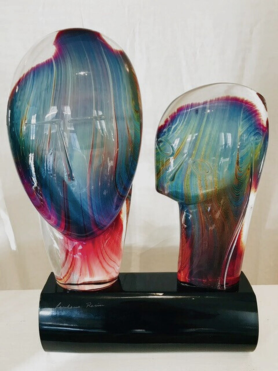Lovers 1989 Murano Glass Sculpture by Loredano Rosin - For Sale on Art ...