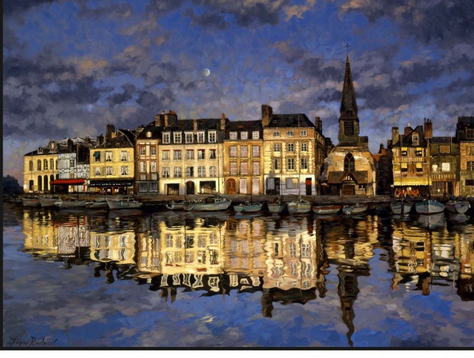 American Artist Leon Roulette, Paintings For Sale - 15 Listings