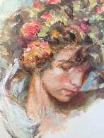 Untitled Portrait Oil on Canvas 18x11 by Royo - For Sale on Art Brokerage