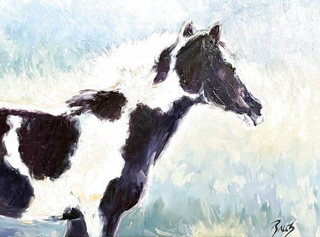 Wild Paint 2023 18x22 Oil on Board by Nancy Rynes - For Sale on Art ...