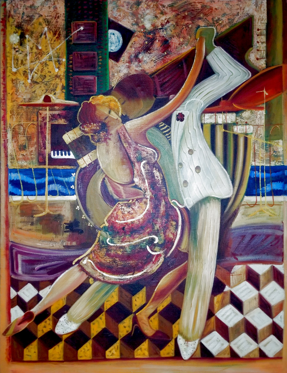 Tango 2001 Limited Edition Giclee on Canvas by Sabzi - For Sale on Art ...