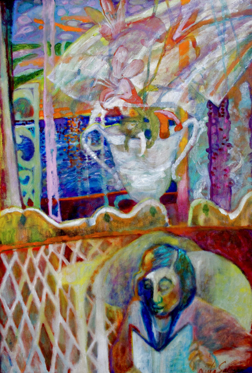 Emily Dickenson by the Sea 2015 Oil on Canvas by Dixie Salazar - For ...