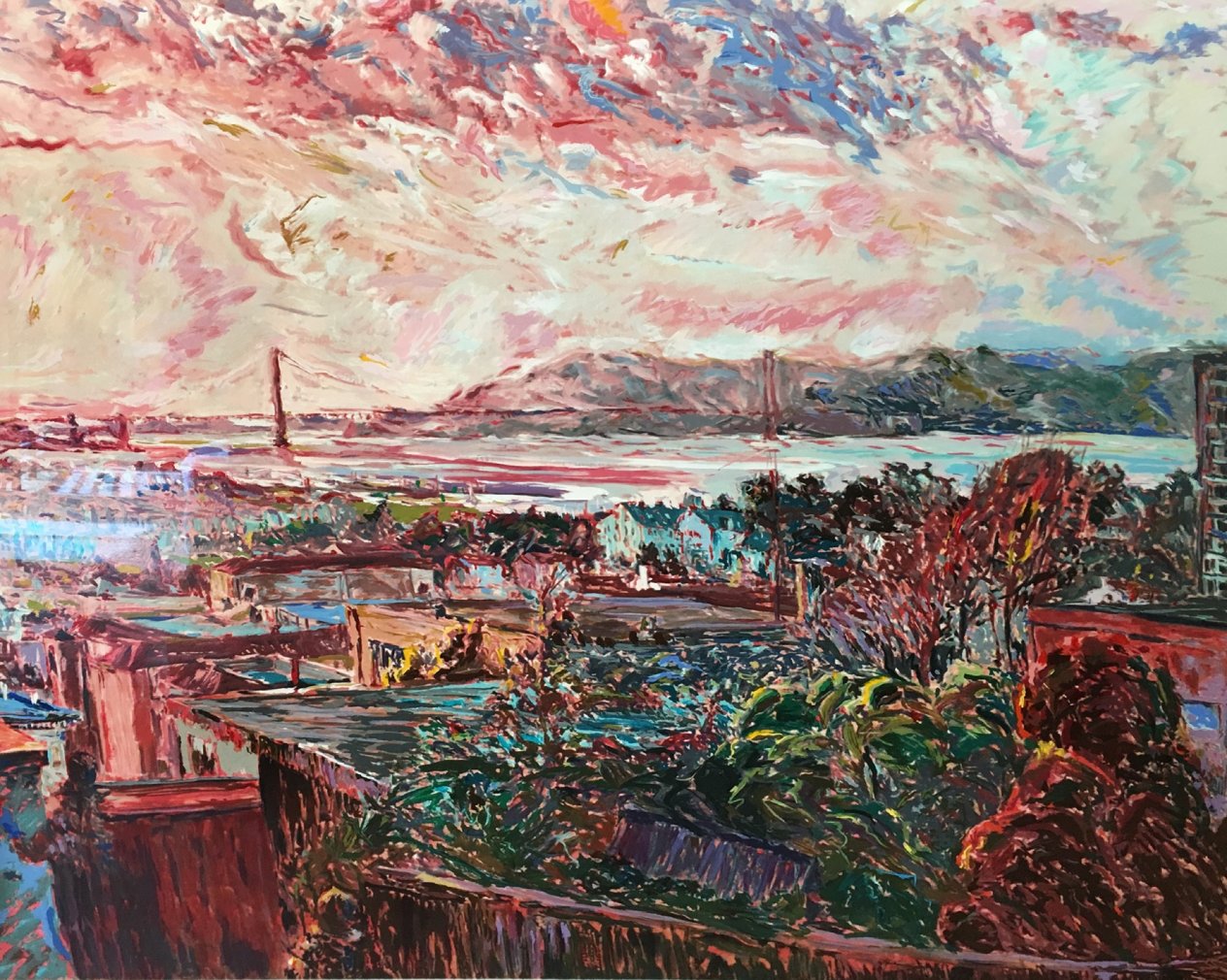 San Francisco Marina Dusk 1986 - California by Marco Sassone - For Sale ...