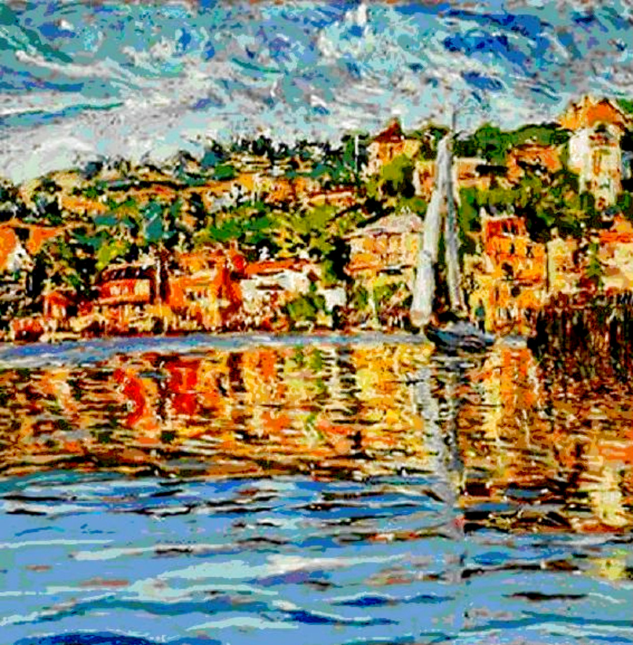 Vela a Tiburon 1983 Limited Edition Serigraph by Marco Sassone - For ...