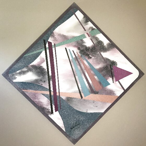 Untitled Abstract 1987 Acrylic on Canvas by Roy Schallenberg - For Sale ...