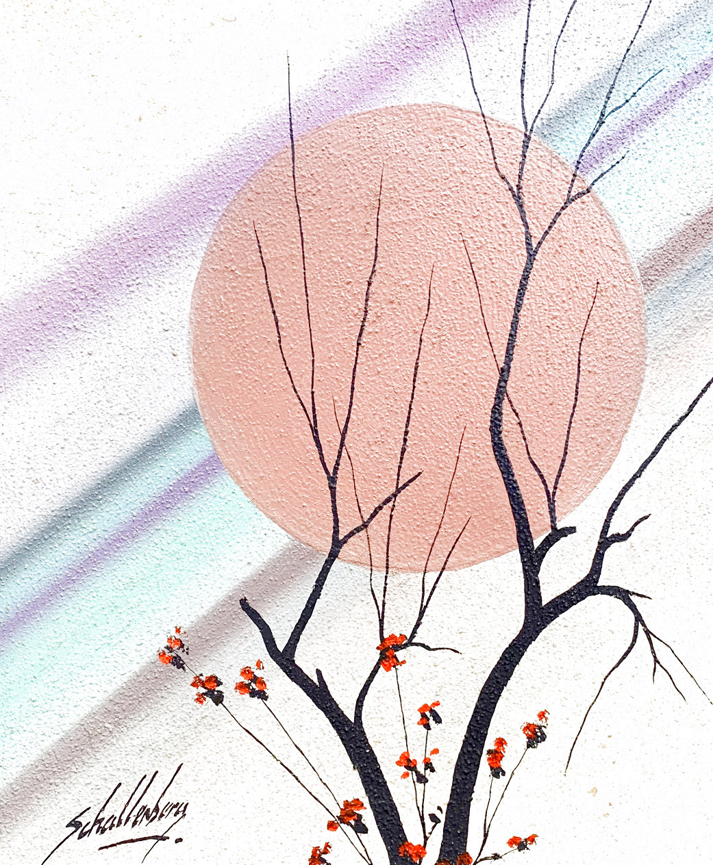 Untitled Landscape Oil on Canvas 30x26 by Roy Schallenberg - For Sale ...