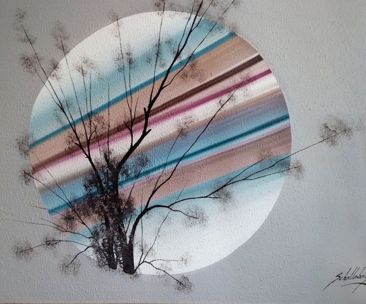 Untitled Painting 1980 36x48 Huge by Roy Schallenberg - For Sale on Art ...