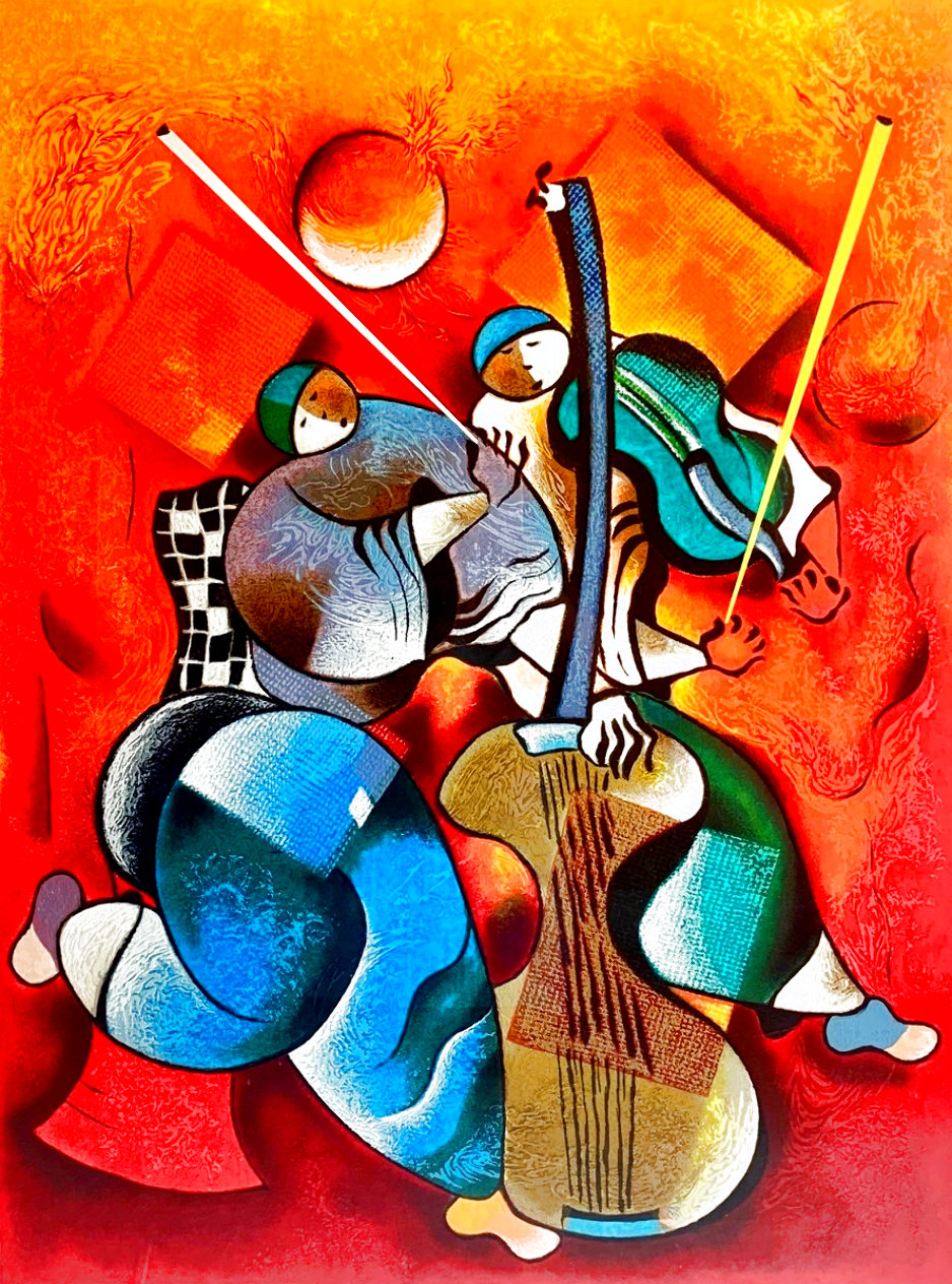 Crimson Sunset AP 2006 Lithograph 28x37 by David Schluss - For Sale on ...