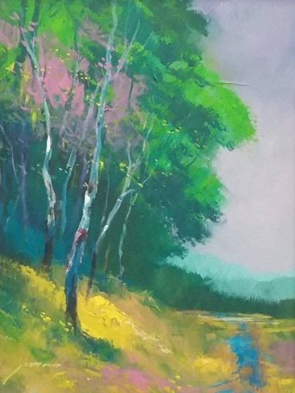 Amber Grains 22x26 by Michael Schofield - For Sale on Art Brokerage