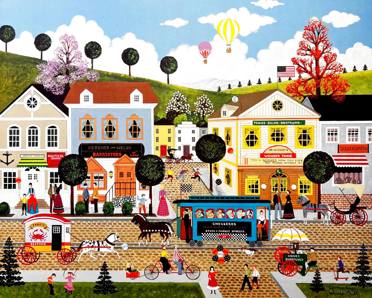 Carefree Days Limited Edition Lithograph by Jane Wooster Scott - For ...