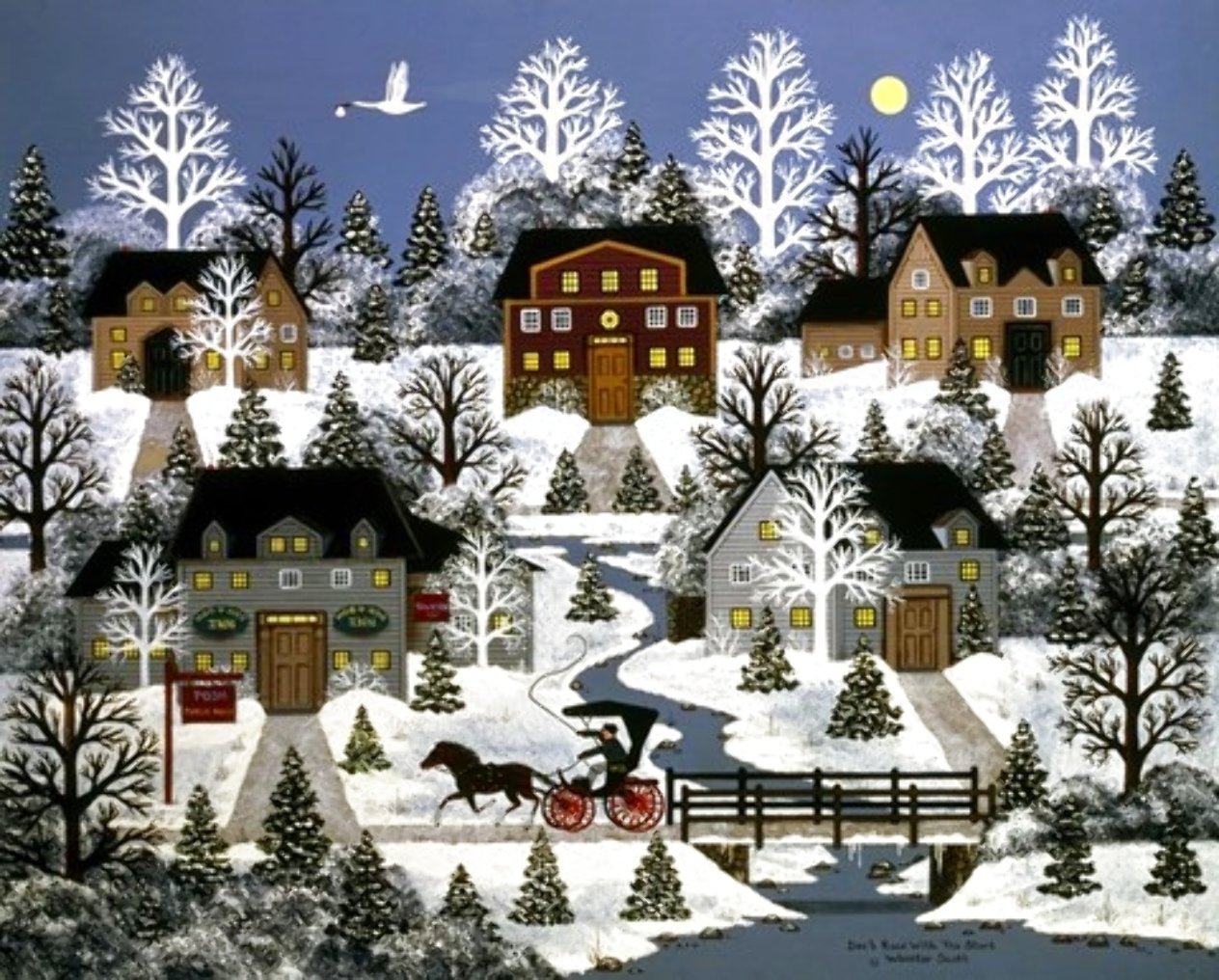 Doc's Race with the Stork 1992 Limited Edition Lithograph by Jane ...