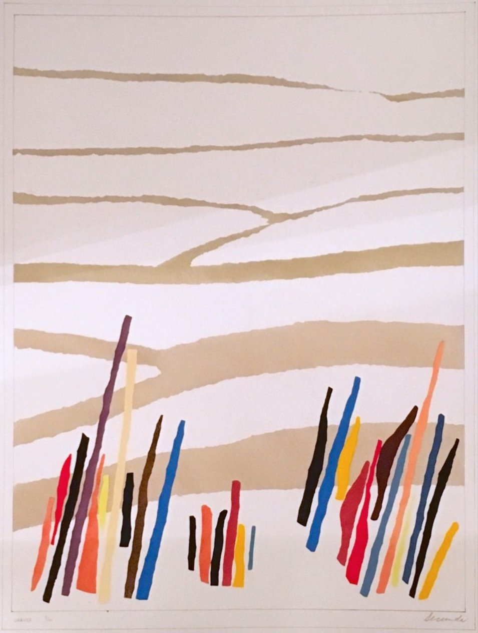 Janvier 1981 Pochoir Print 31x23 by Arthur Secunda - For Sale on Art ...