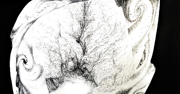 Cosmological 2000 Ink Drawing 45x21 by Aldo Sesana - For Sale on Art ...