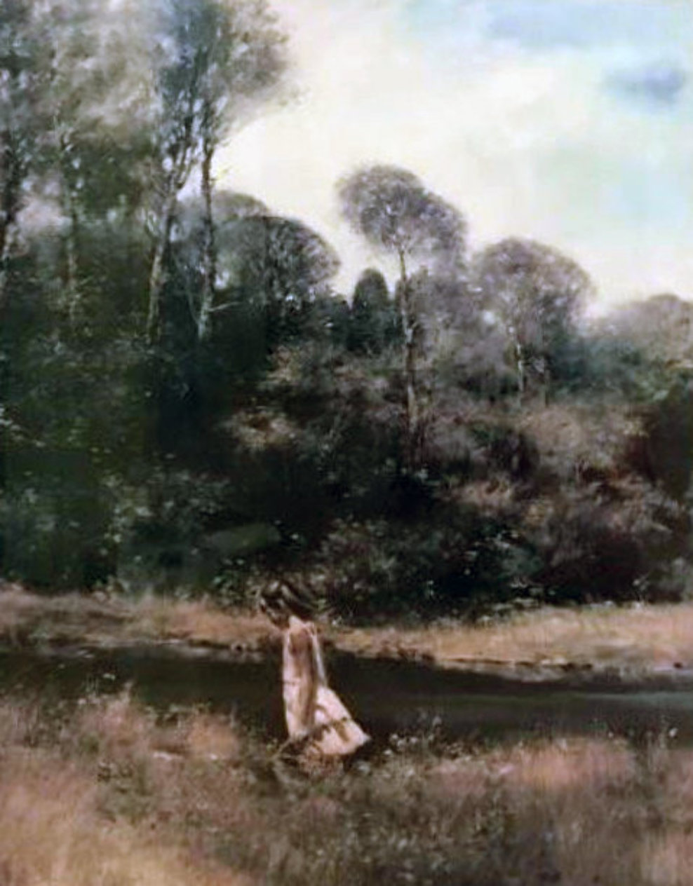 adolf sehring print, lithograph, girl in pink, 1989 by Adolf Sehring ...