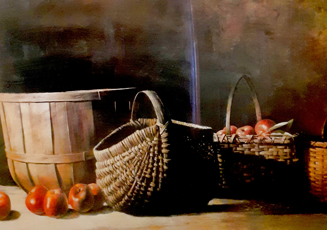 Apple Harvest 1990 Limited Edition Offset Lithograph by Adolf Sehring ...