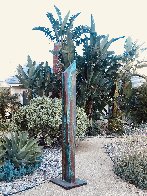 Charles Sherman, Miracle Tower I Steel Sculpture 2020 85 in by Charles ...