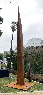 Power Tower 2023 Corten Steel Sculpture by Charles Sherman - For Sale ...