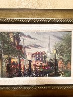 Paris Cafe Summer 2005 Lithograph on Canvas 11x17 by Kenneth Shotwell ...