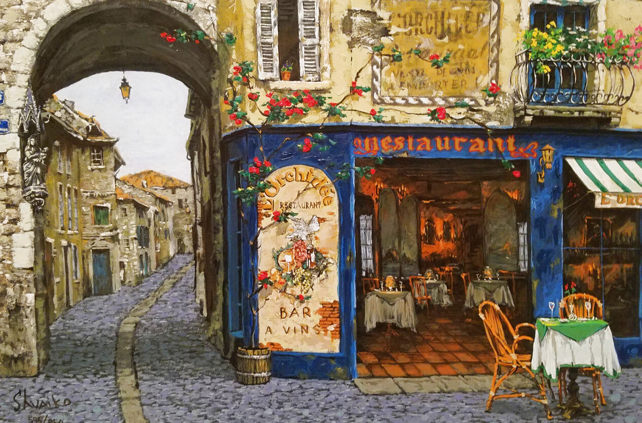 L'Orchidee 1999 Framed Limited Edition Embellished Serigraph on Canvas ...