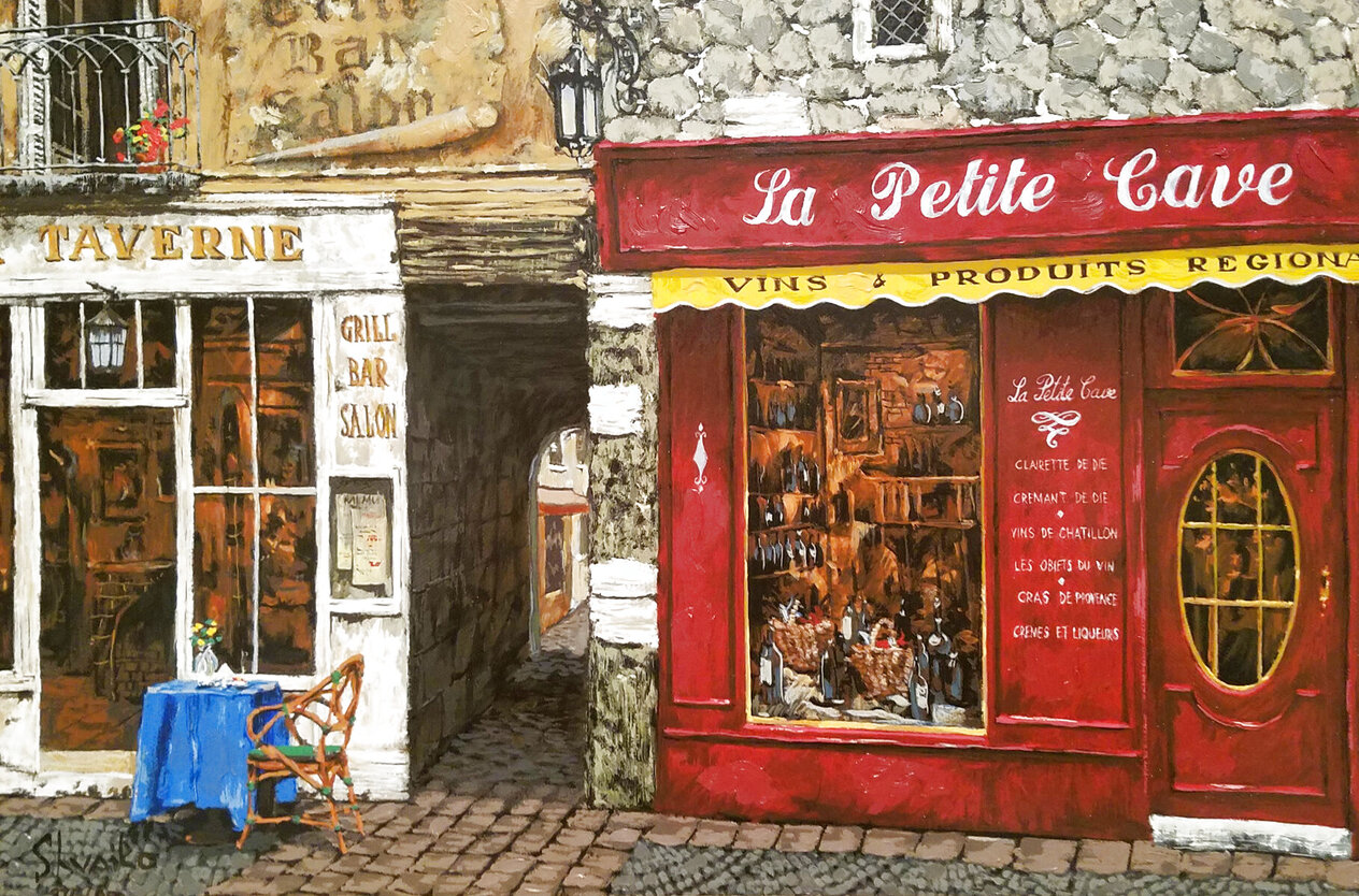 La Petite Cave 1999 Framed Limited Edition Embellished Serigraph on ...