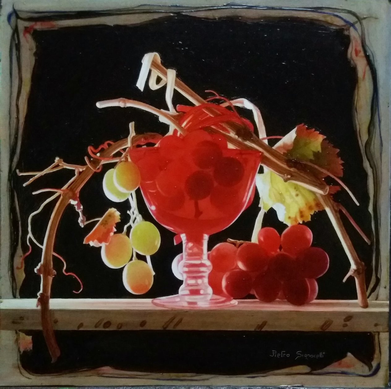 Allegria 2018 16x16 by Pietro Signorelli - For Sale on Art Brokerage