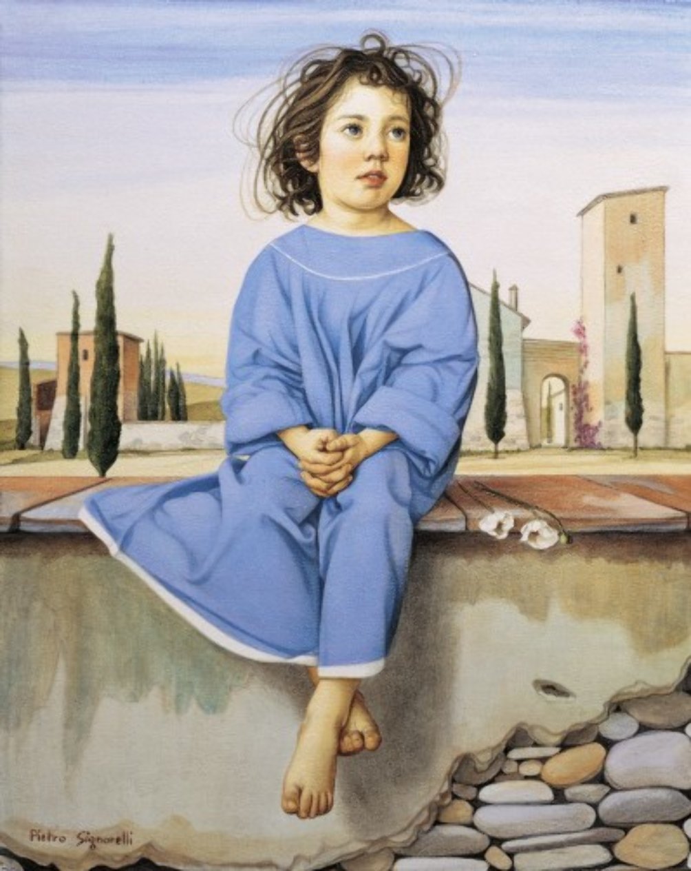 Piccola Contadinella 1991 by Pietro Signorelli - For Sale on Art Brokerage