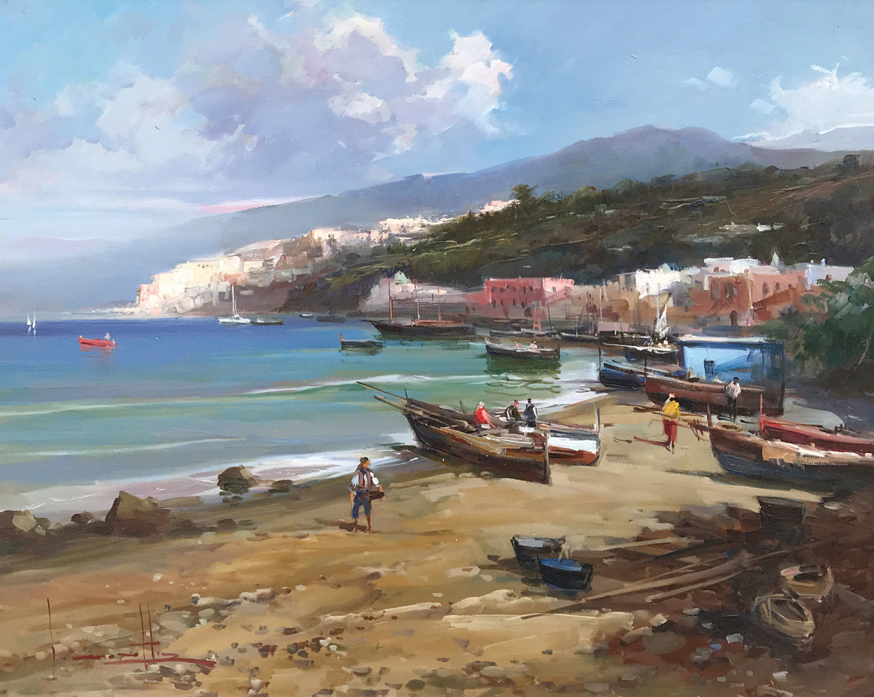 Claudio Simonetti, At the End of the Day , original painting by Claudio ...