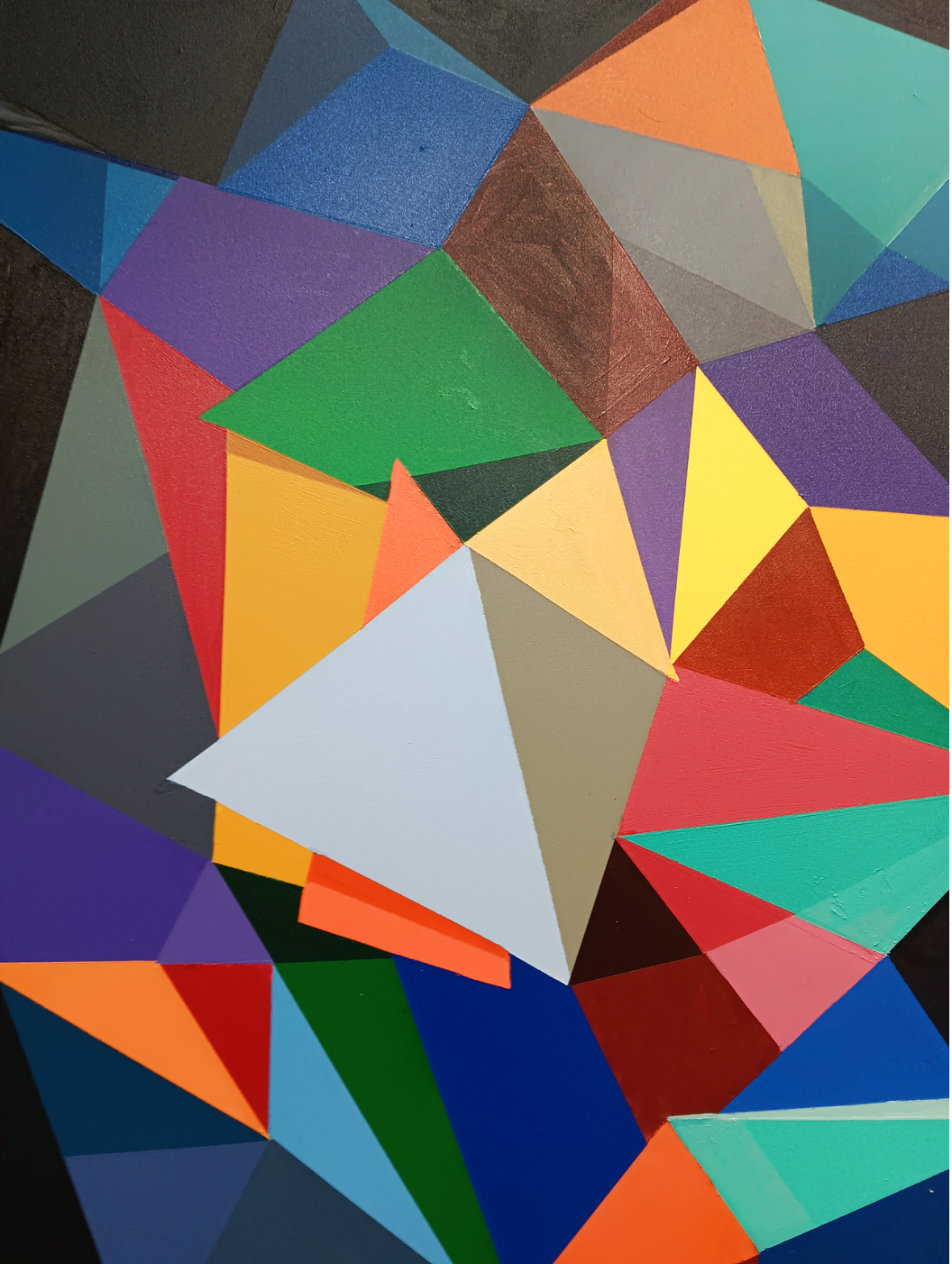 Untitled Abstract 1988 Acrylic on Canvas by Frank Sinatra - For Sale on ...