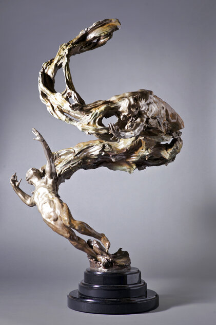 Spiral Helix Y 2000 Limited Edition Bronze Sculpture by M. L. Snowden ...