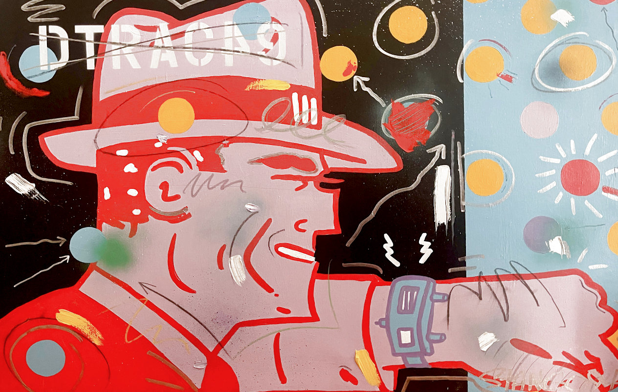 Dick Acid 1994 Acrylic on Canvas by John Stango - For Sale on Art Brokerage