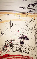 Bats Over Barstow 1994 by Ralph Steadman - For Sale on Art Brokerage