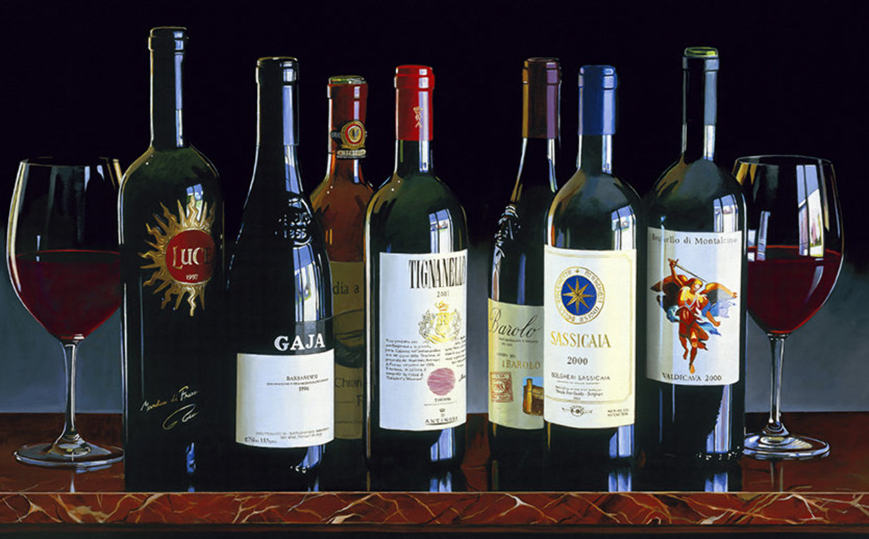 thomas stiltz still life, shelf of wine bottles by Thomas Stiltz - For ...