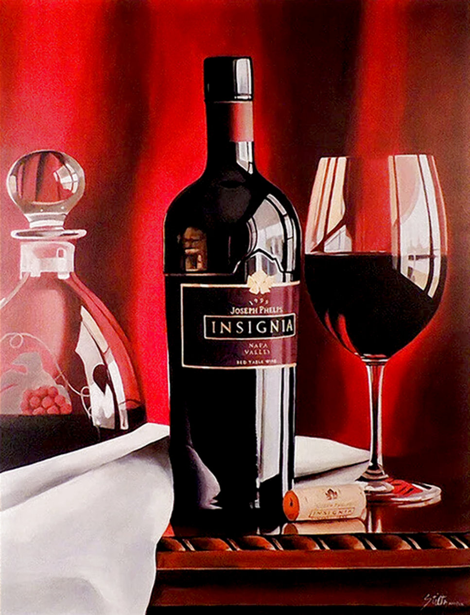 Portrait in Red Limited Edition Giclee on Canvas by Thomas Stiltz - For ...