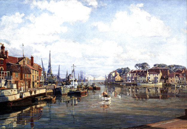 Weymouth Harbour: The Inner Harbour of One of England's Channel Ports ...