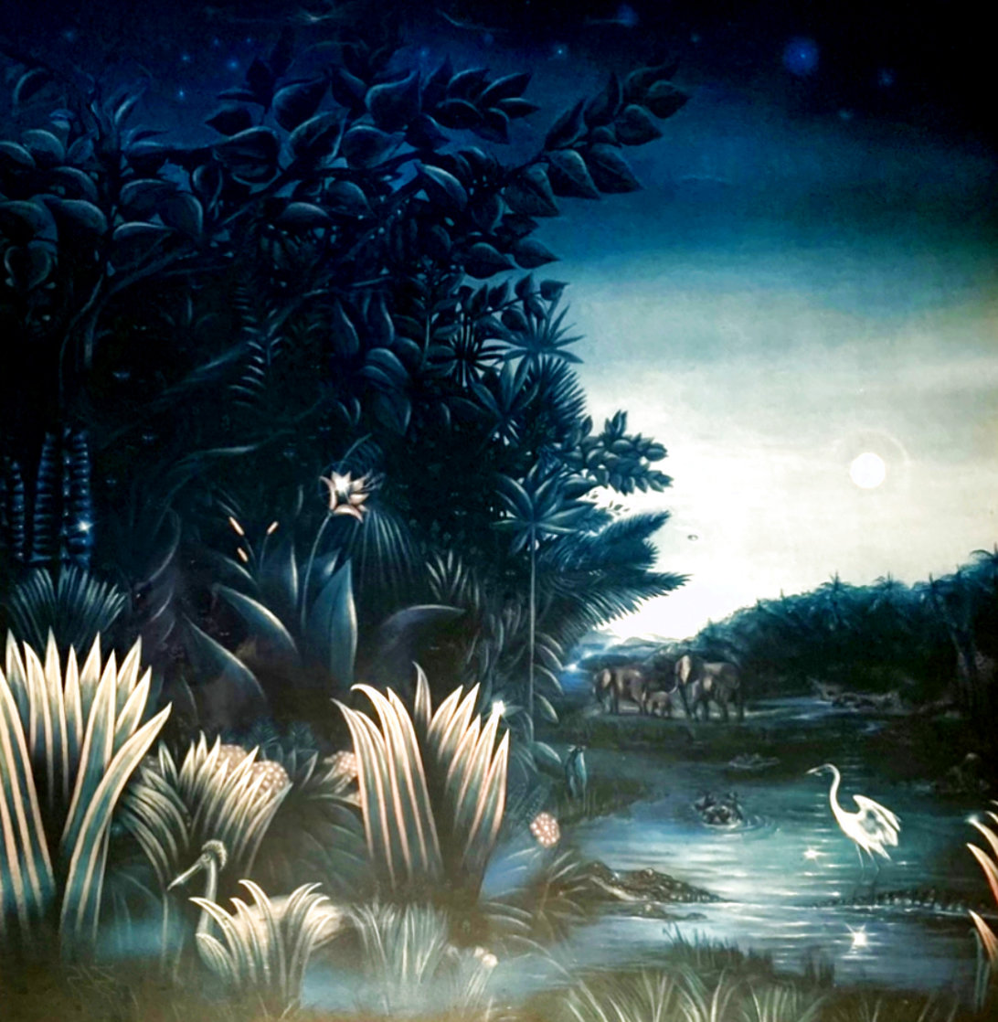 Homage a Henri Rousseau: Tango in the Night 1987 Serigraph 28x26 by ...