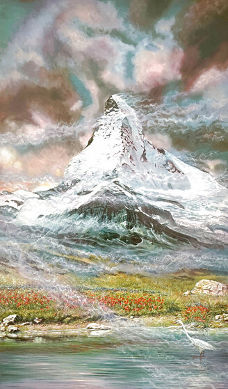 Matterhorn 1992 Limited Edition Serigraph by Brett Livingstone Strong ...